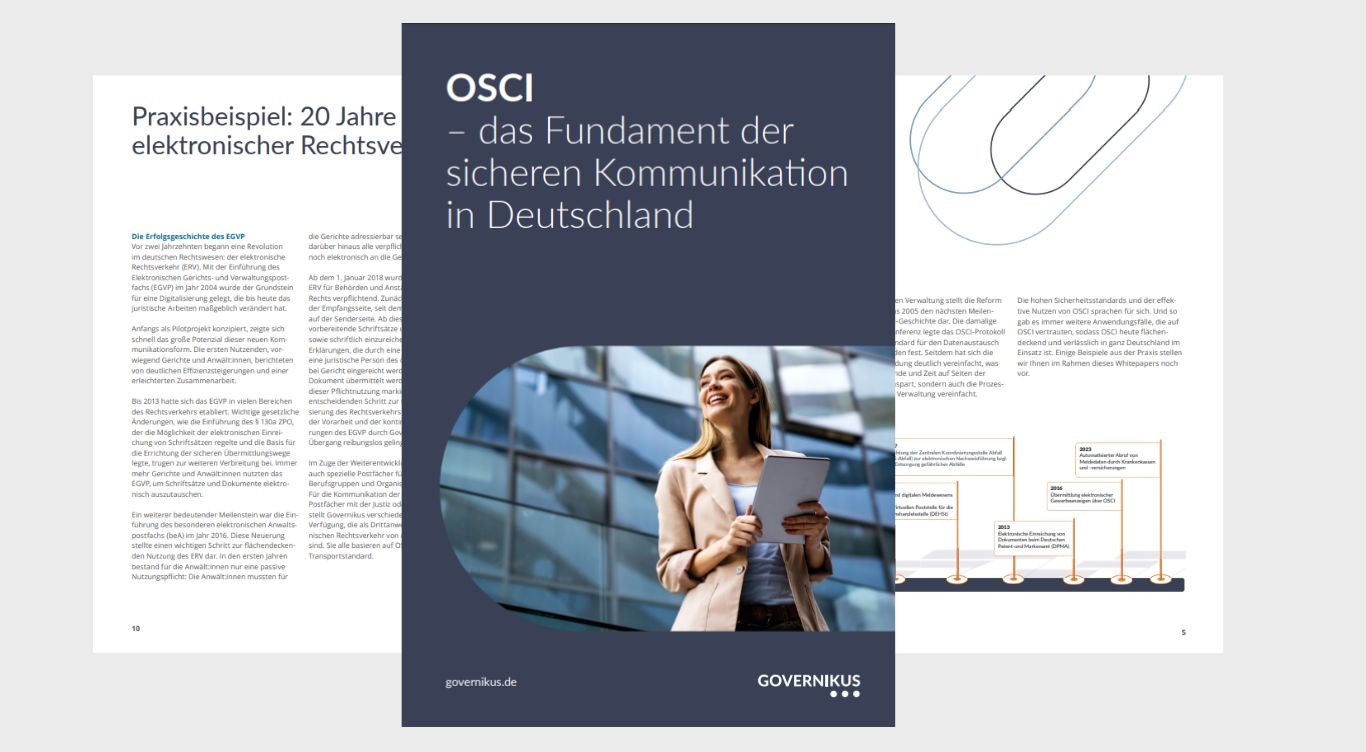 Kostenfreies Whitepaper zu OSCI downloaden | Governikus